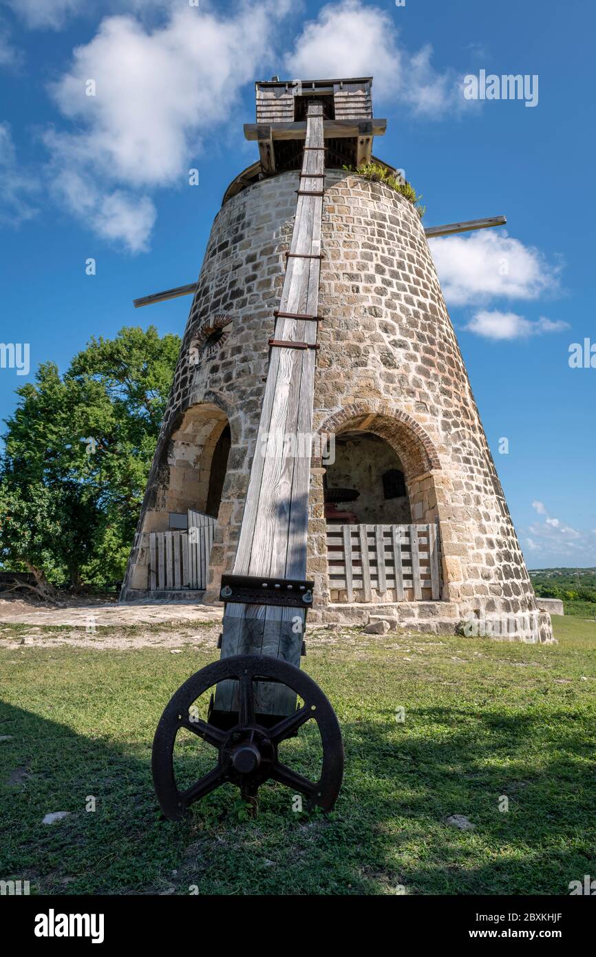 Old sugar mill antigua hi-res stock photography and images - Alamy