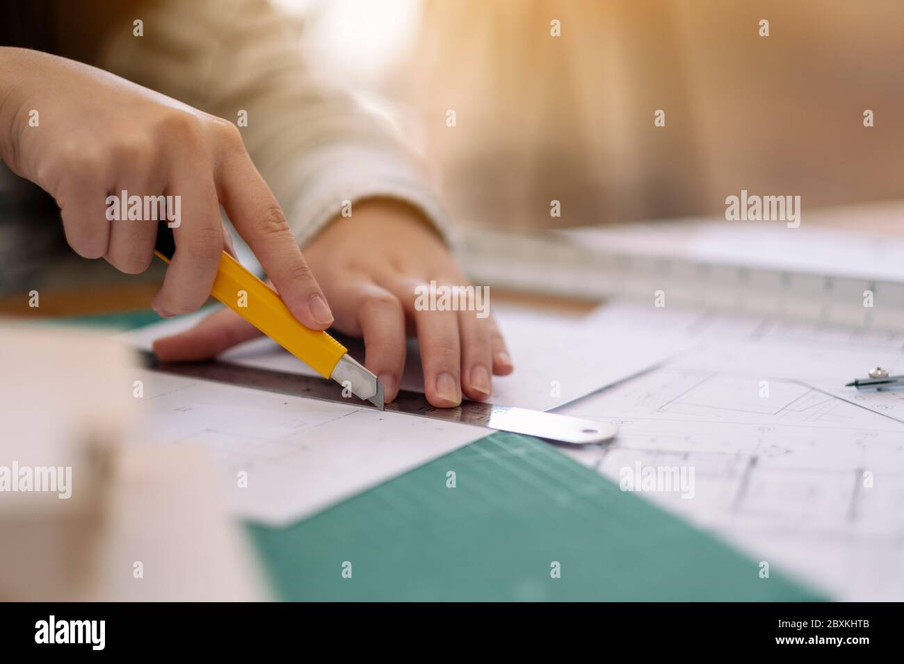 Open plan office interior conceptual hi-res stock photography and ...
