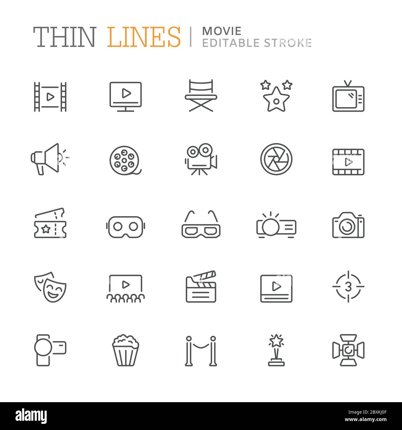 Leisure line icons collection Cut Out Stock Images & Pictures - Alamy