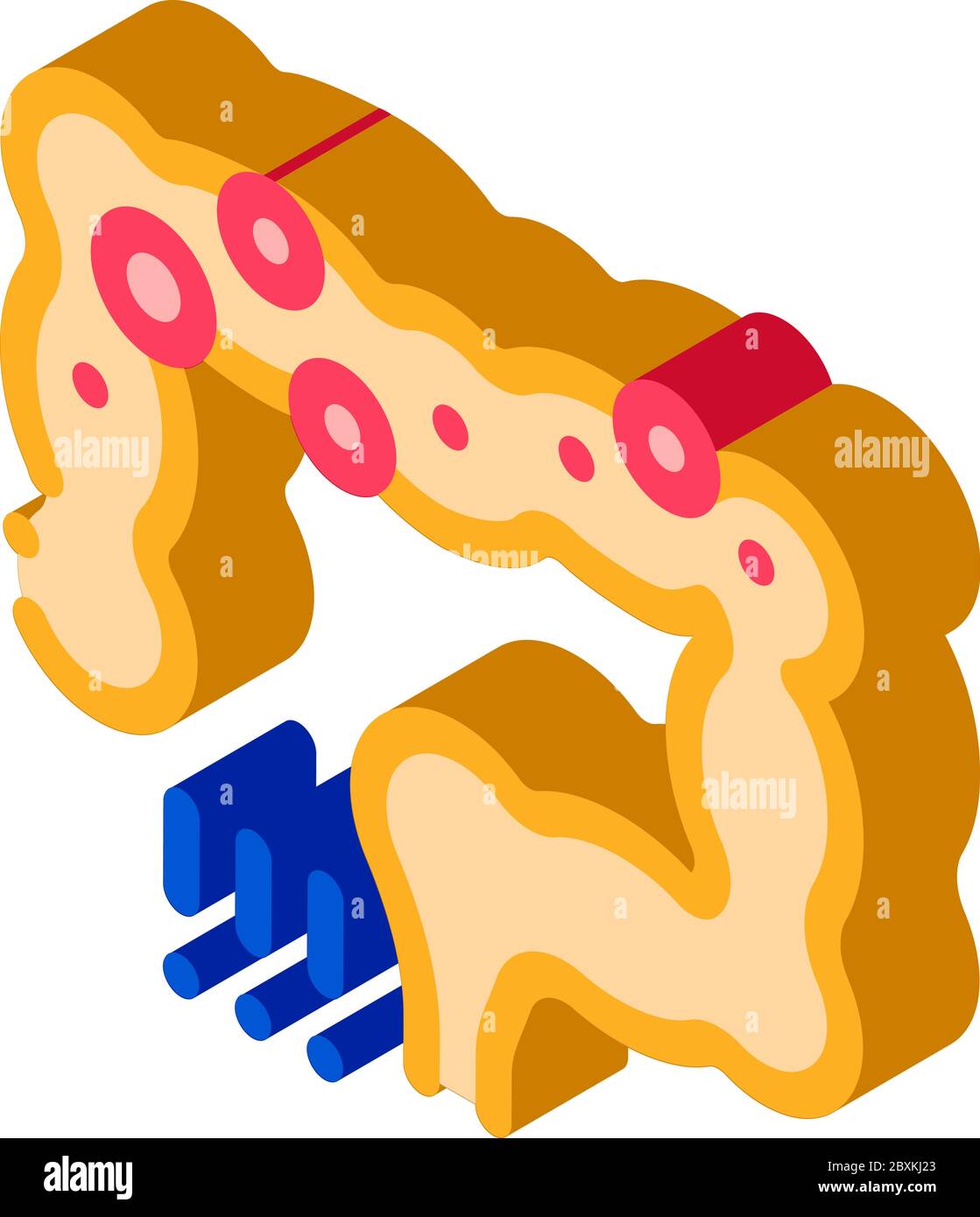 detection of intestinal infections isometric icon vector illustration ...