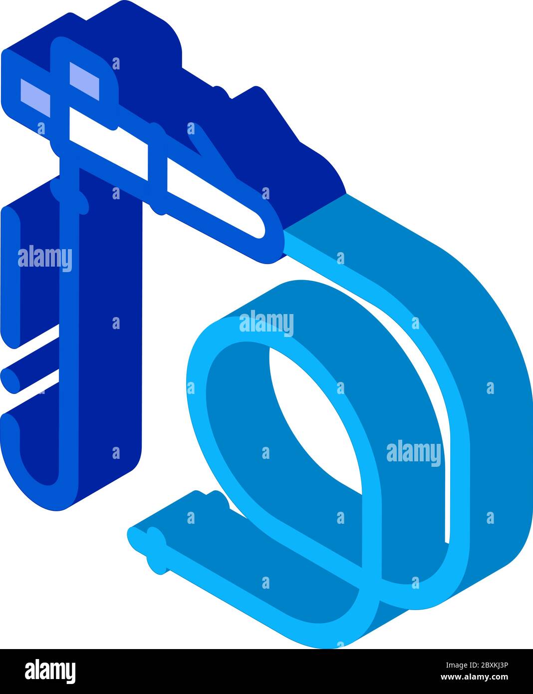 intestinal diagnostic tube isometric icon vector illustration Stock ...