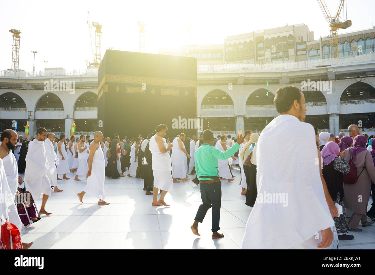 Masjid Al Haram Mosque In Mecca Saudi Arabia High Resolution Stock ...