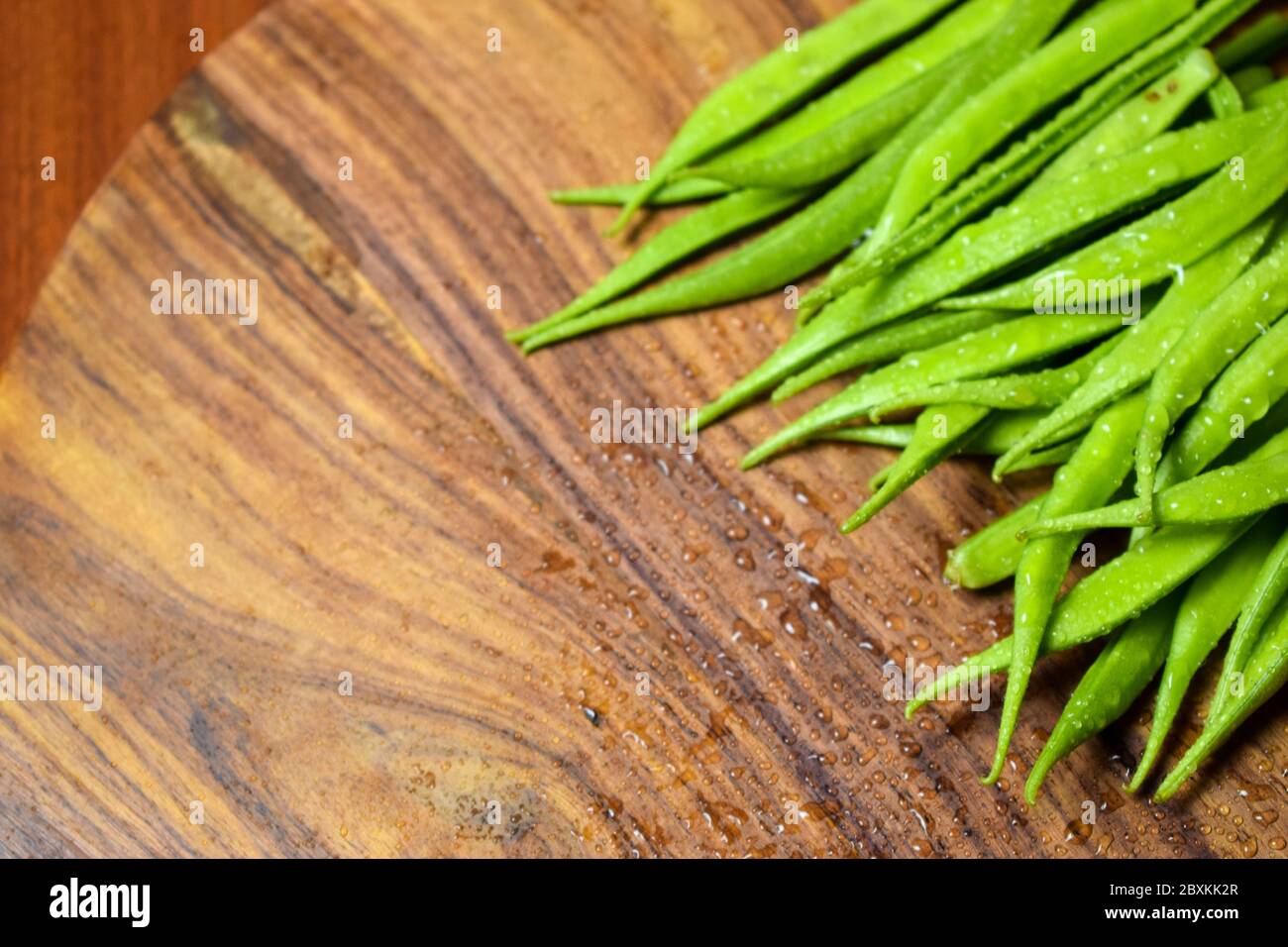 Cluster Bean or Guar Also Known as Gavar, Guwar or Guvar Bean isolated ...