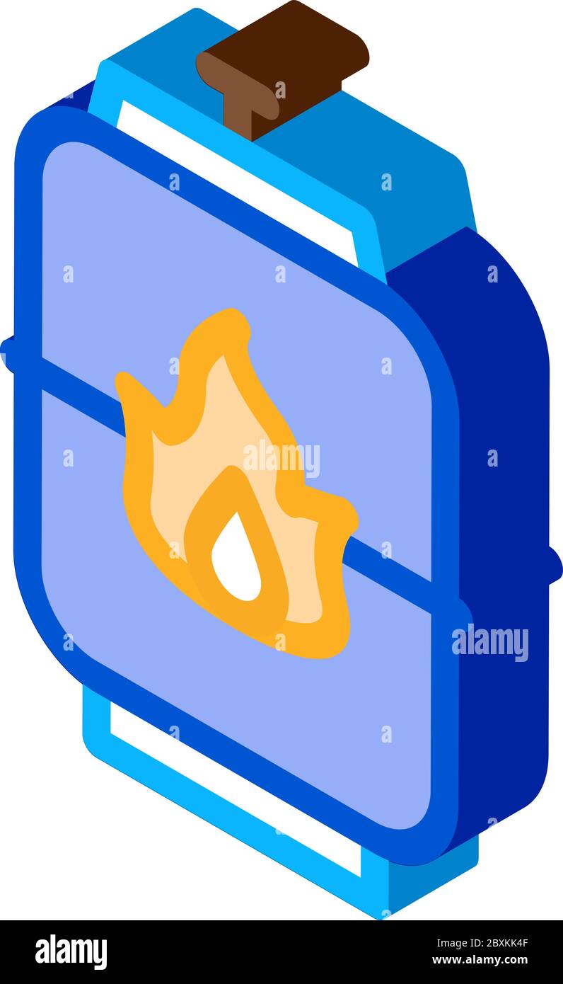 explosive gas tank isometric icon vector illustration Stock Vector ...