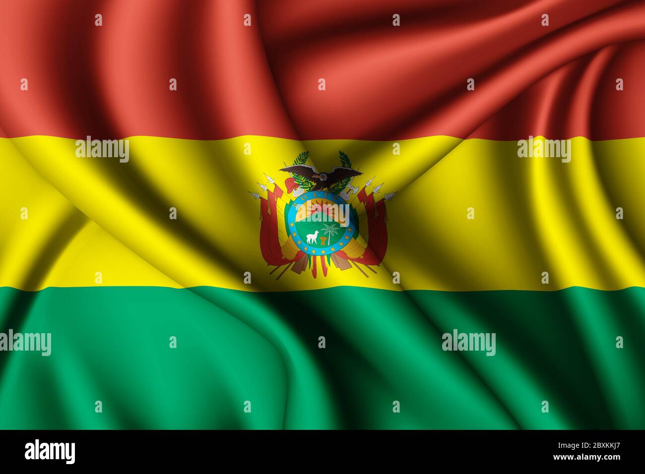 Bolivia flag illustration hi-res stock photography and images - Alamy