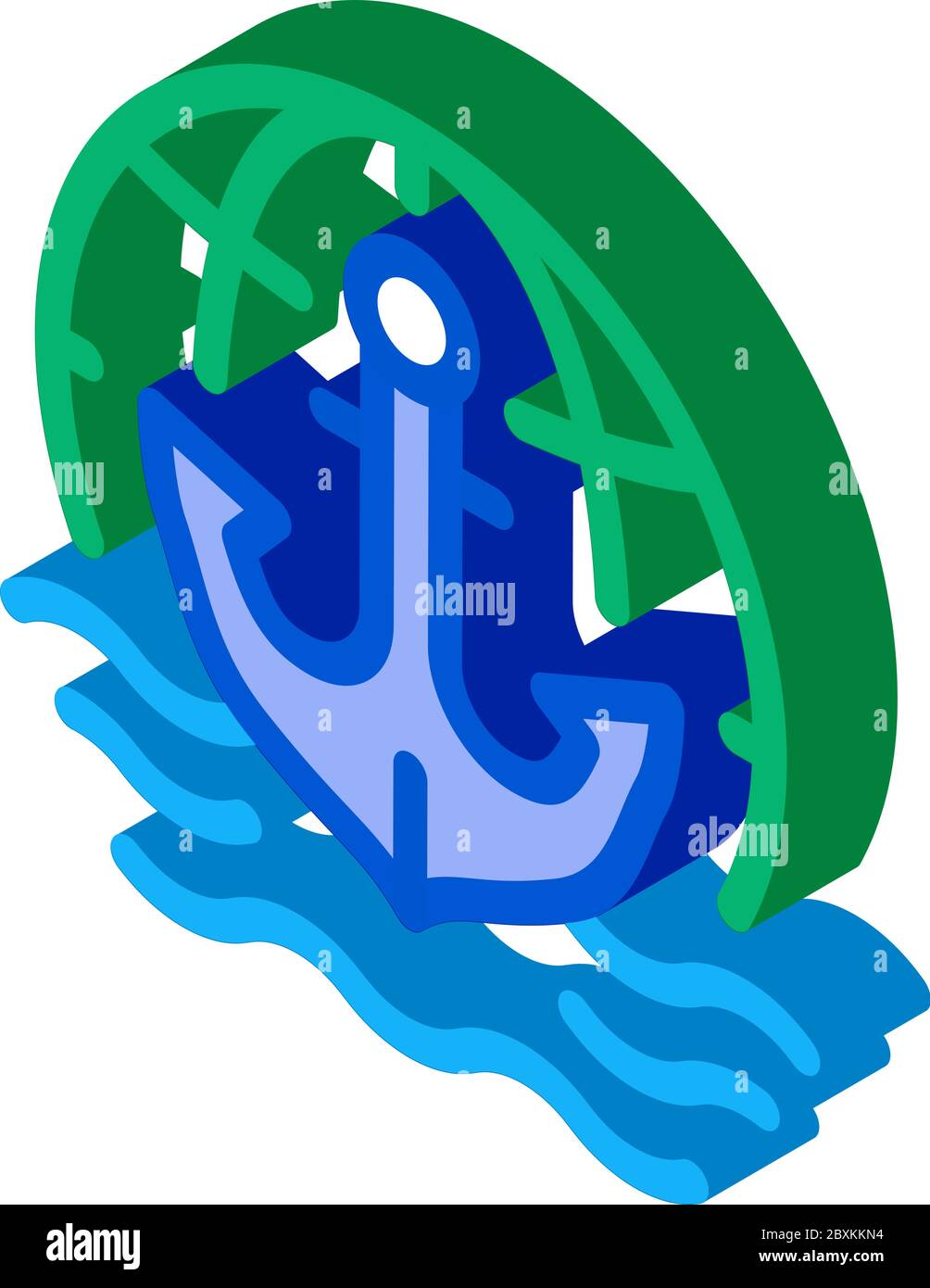 hydrology science isometric icon vector illustration Stock Vector Image ...