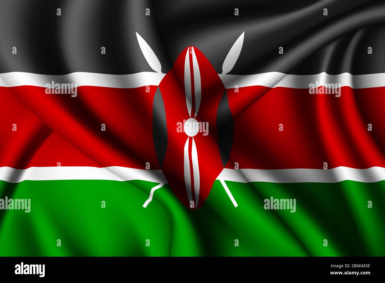 Flag of kenya hi-res stock photography and images - Alamy