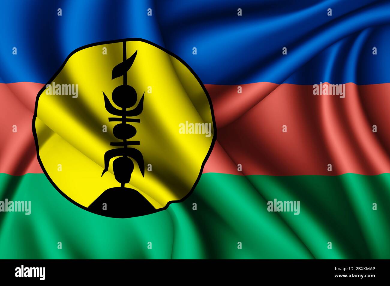 New caledonia national flag hi-res stock photography and images - Alamy