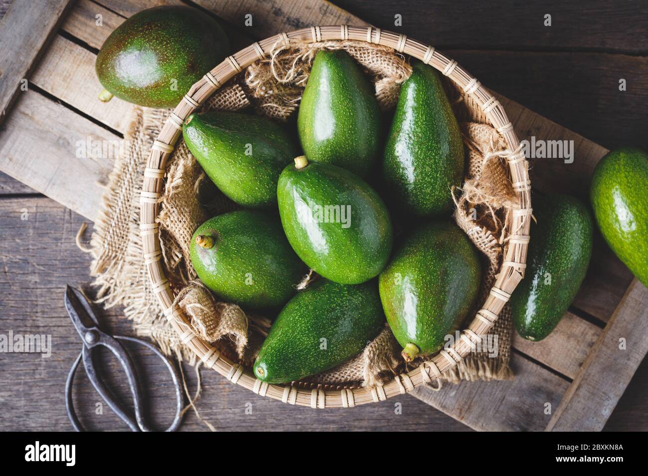 Fresh avocado-Healthy fruit Stock Photo - Alamy