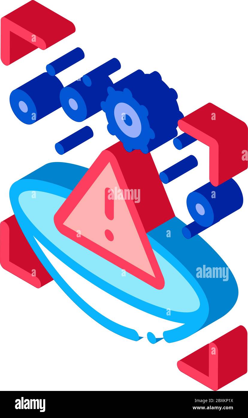 medically unsafe lens isometric icon vector illustration Stock Vector ...