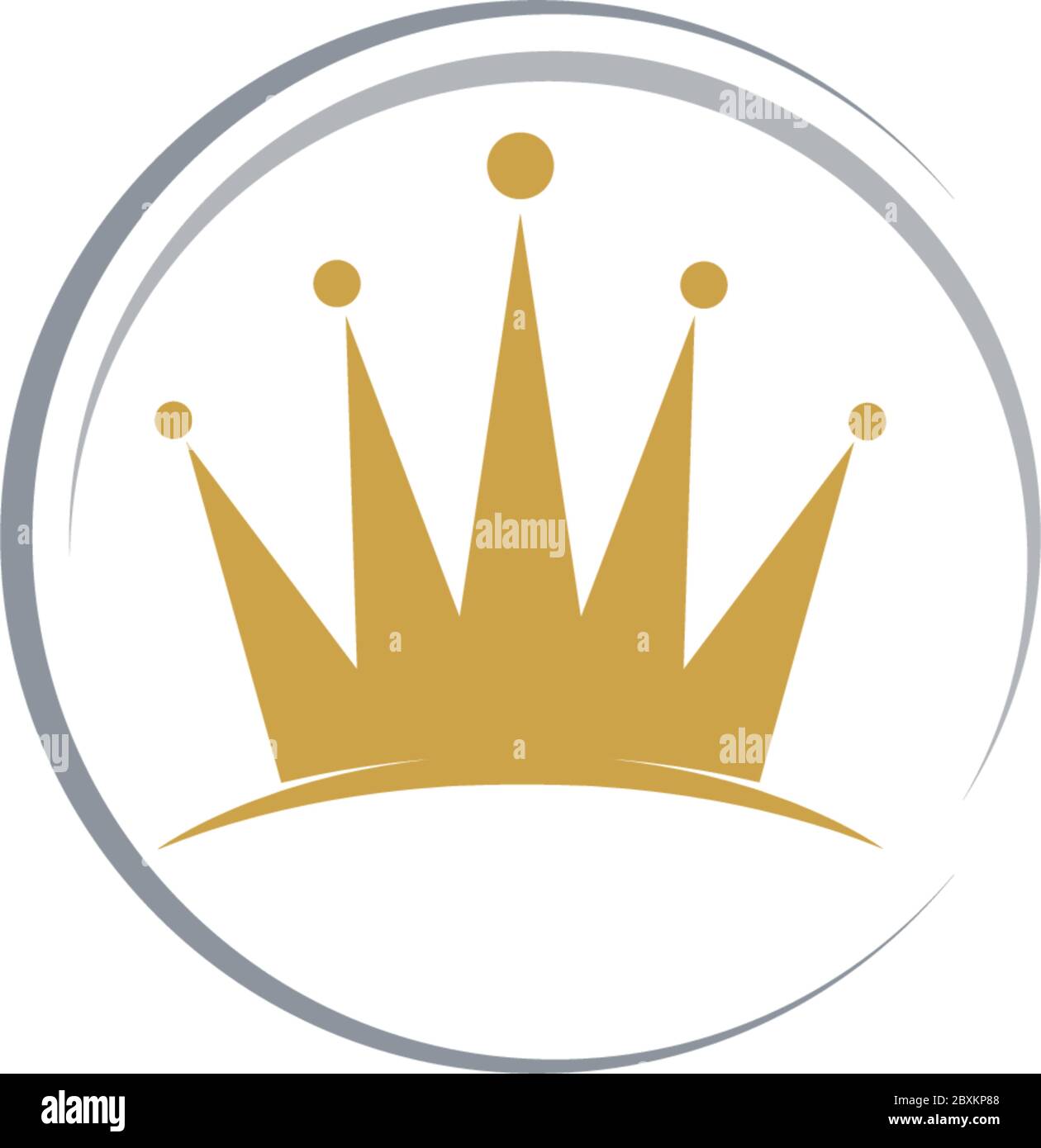 Crown Concept Logo Icon Design Template Stock Vector Image & Art - Alamy