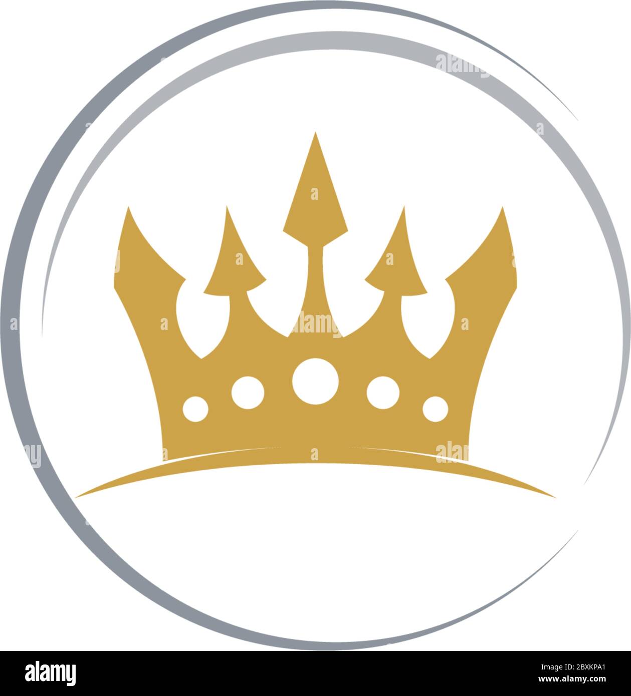 Crown Concept Logo Icon Design Template Stock Vector Image & Art - Alamy