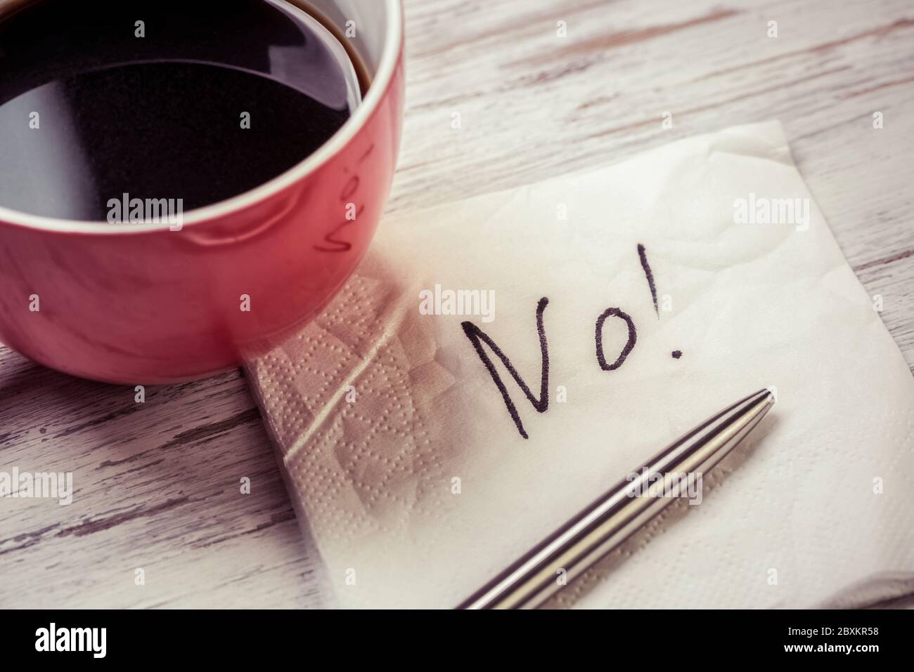 Napkin message advice hi-res stock photography and images - Alamy