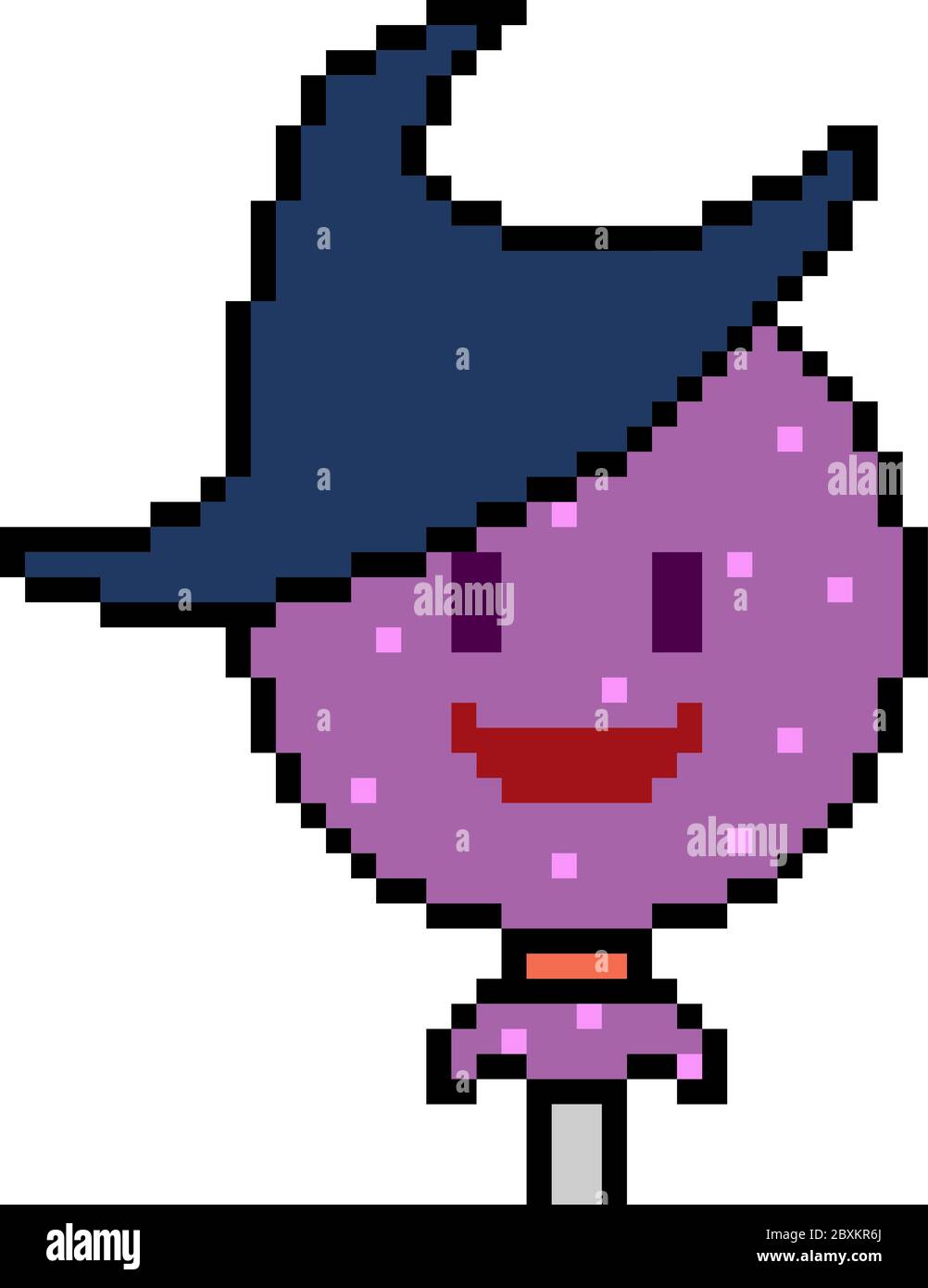 Hat witch pixel Stock Vector Images - Alamy