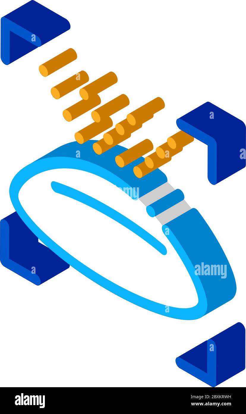 lens action isometric icon vector illustration Stock Vector Image & Art ...