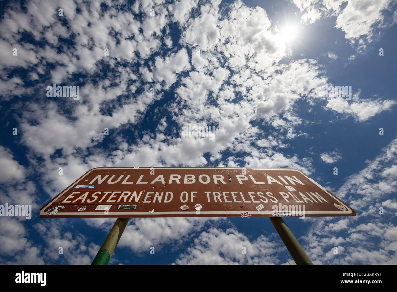 Cocklebiddy Western Australia September 15th 2019 : Iconic sign ...