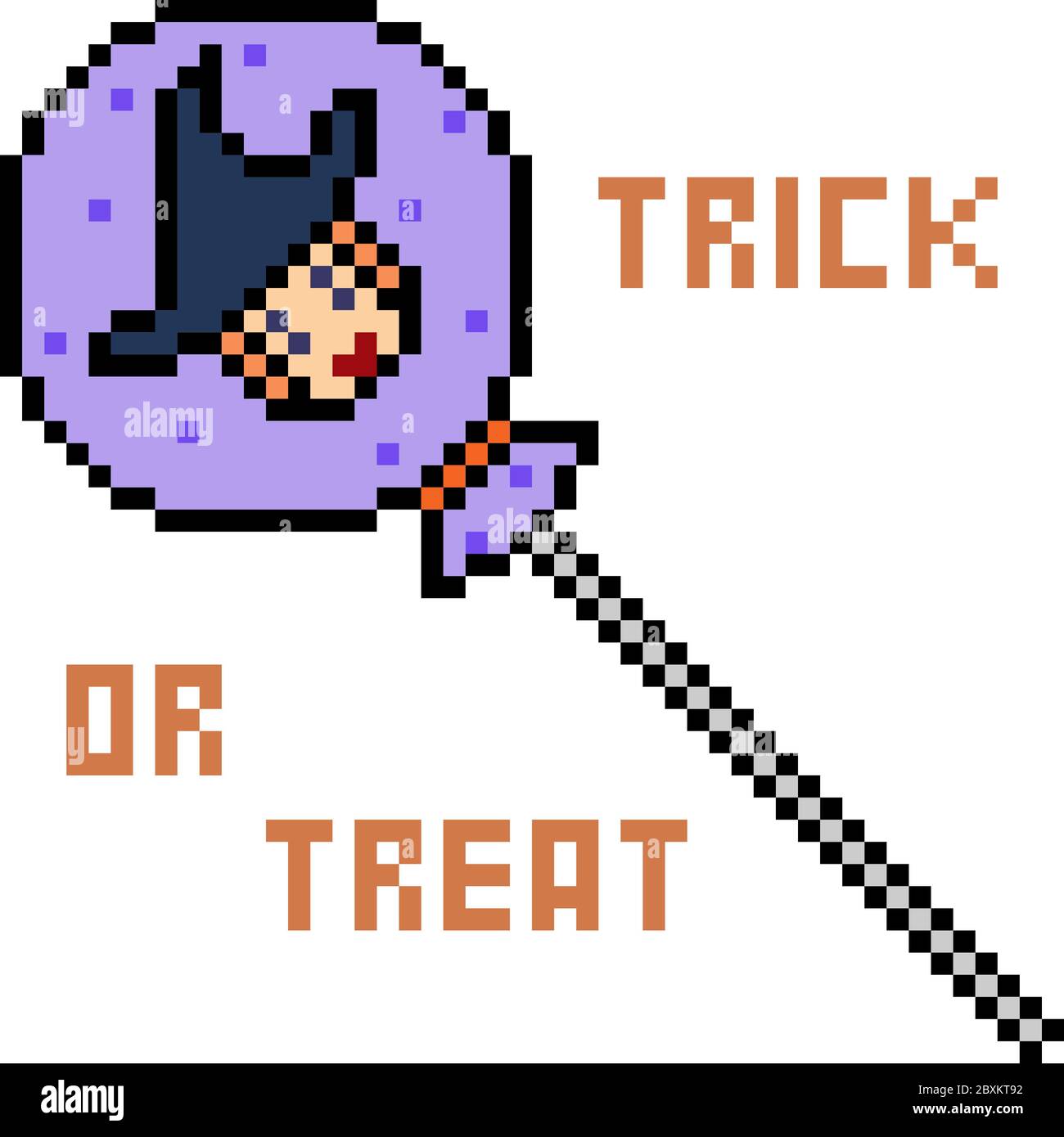 Witch pixel Cut Out Stock Images & Pictures - Alamy