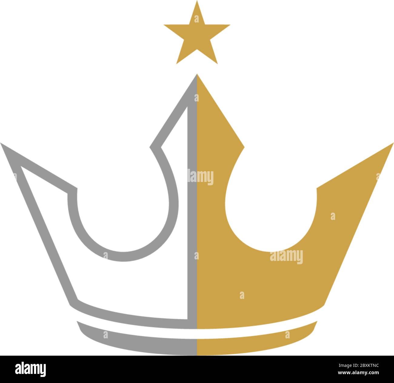 Crown Concept Logo Icon Design Template Stock Vector Image & Art - Alamy