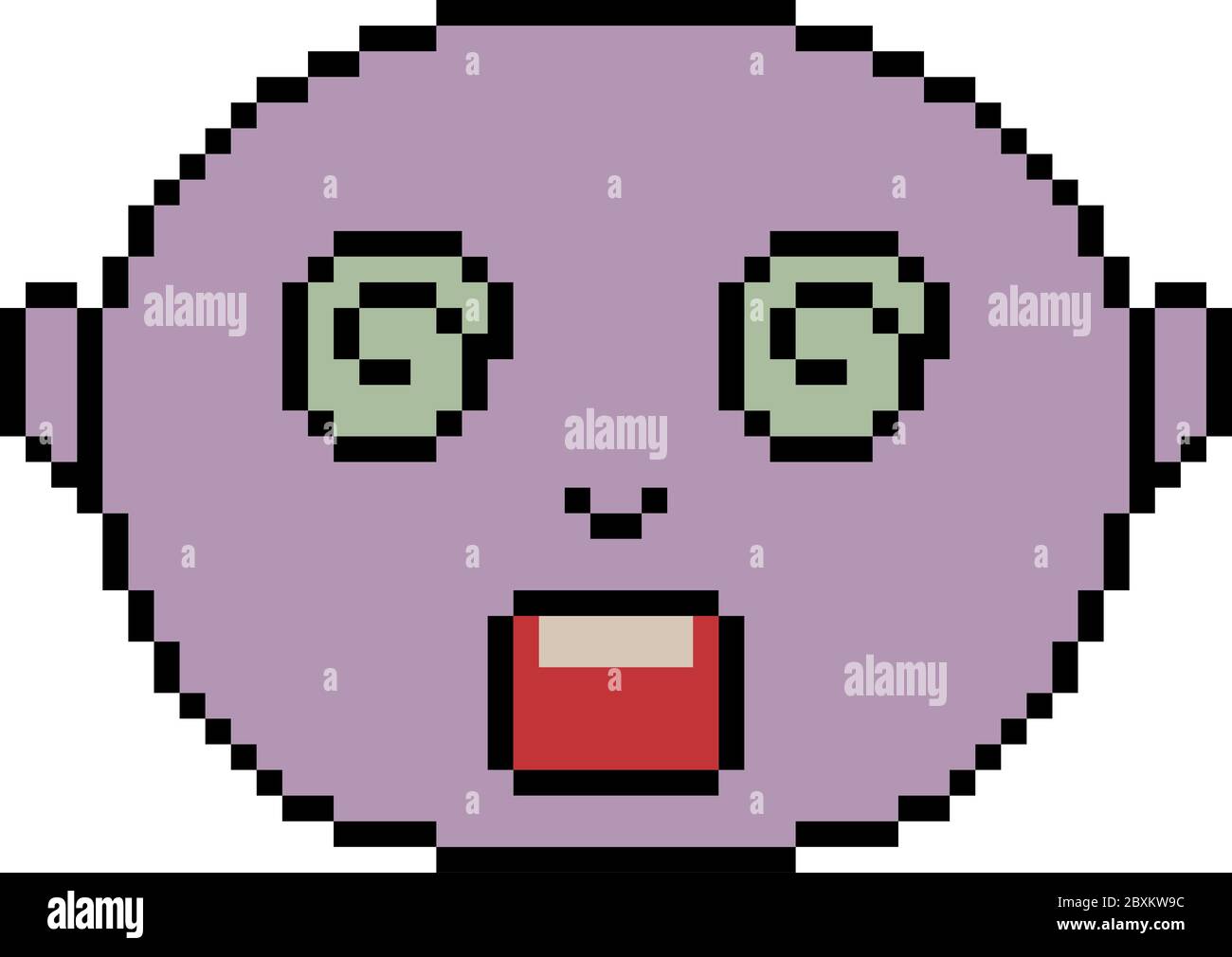 Pixel face hi-res stock photography and images - Alamy