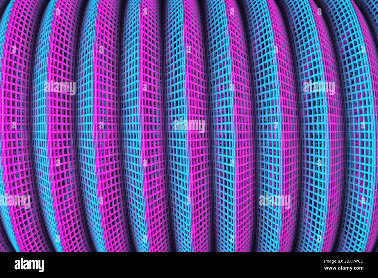 Bright Neon Blue Background