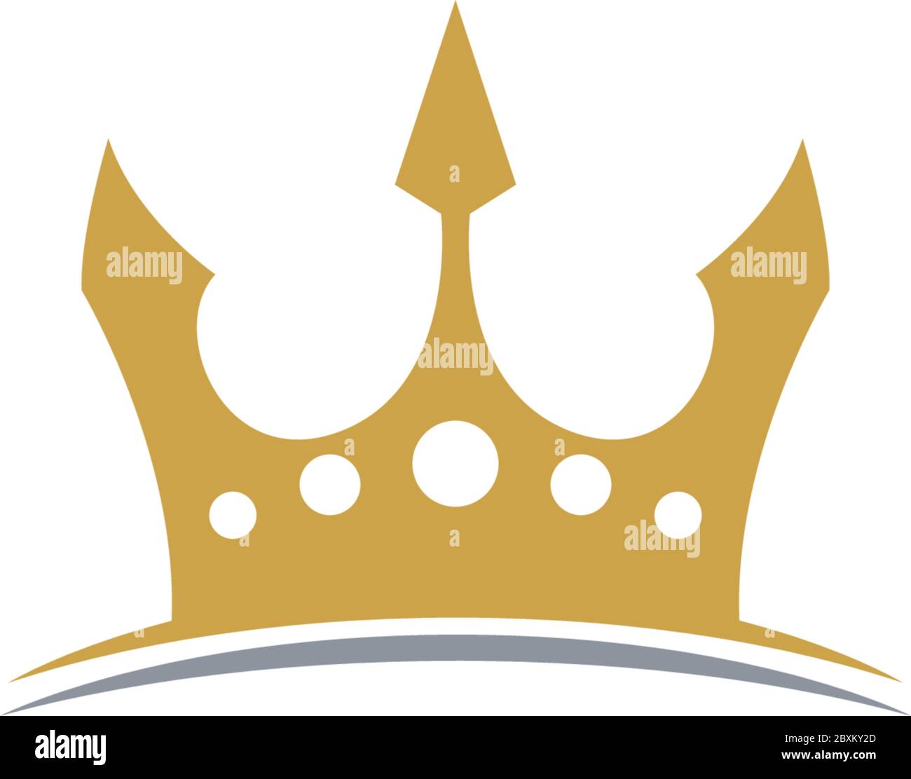 Crown Concept Logo Icon Design Template Stock Vector Image & Art - Alamy