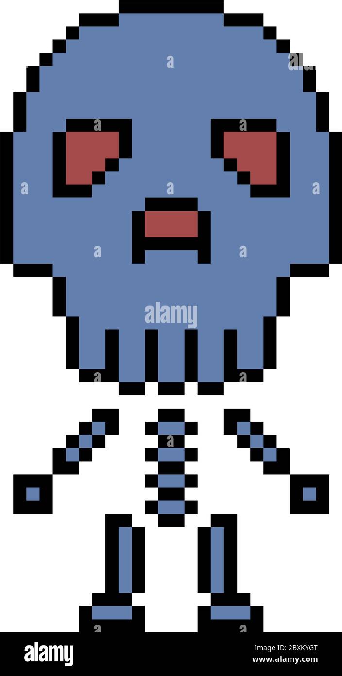 Pixel skeleton hi-res stock photography and images - Alamy
