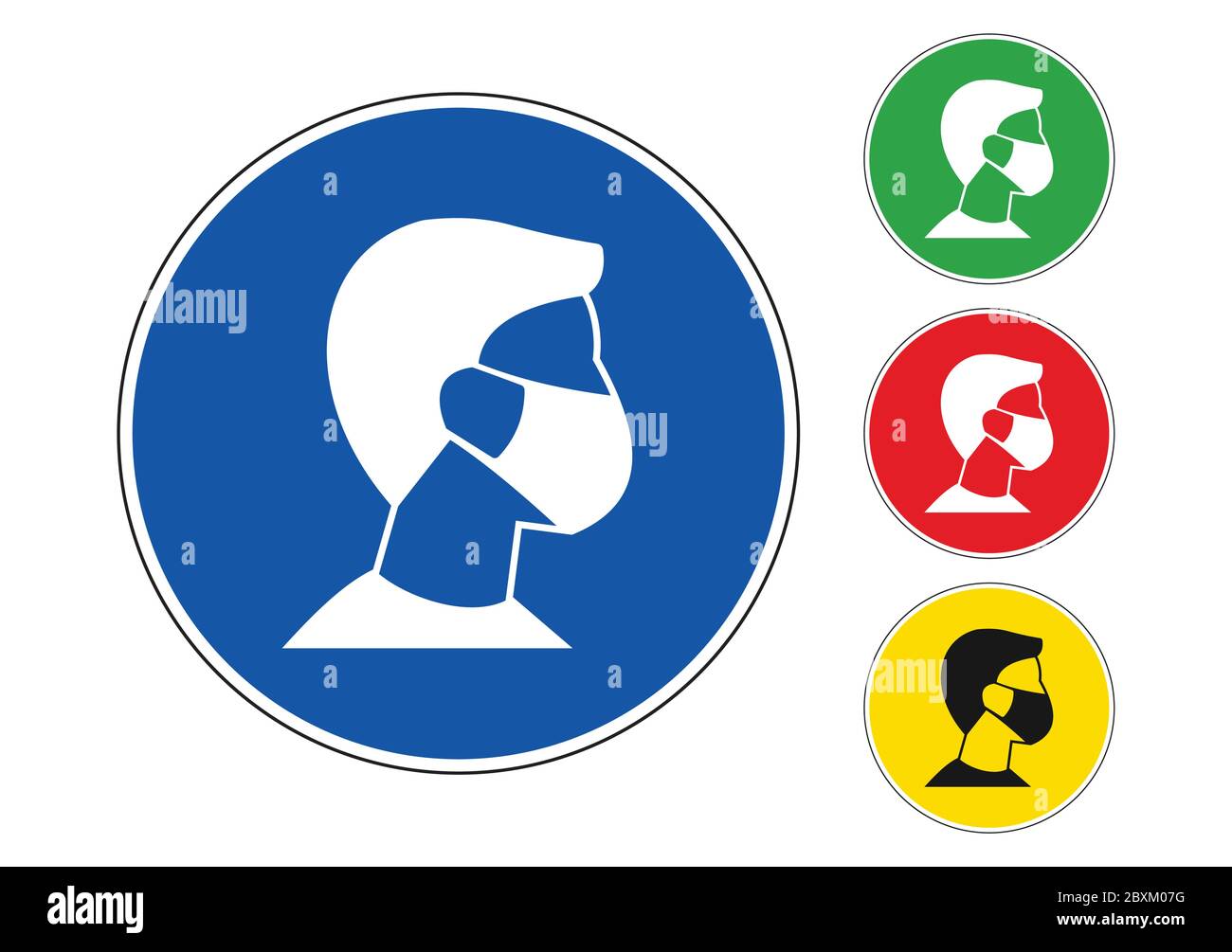 Face masks icons set sign vector collection Stock Vector Image & Art ...