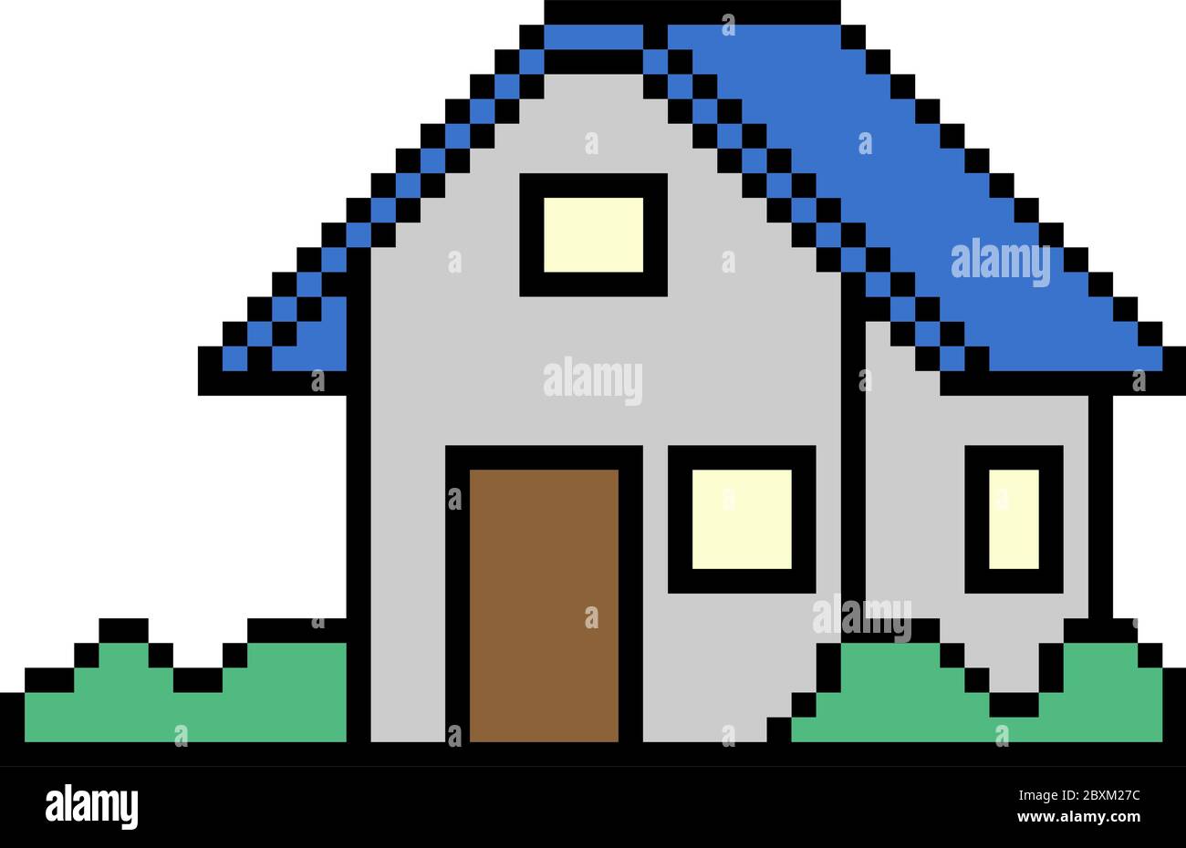 Pixel house hi-res stock photography and images - Alamy