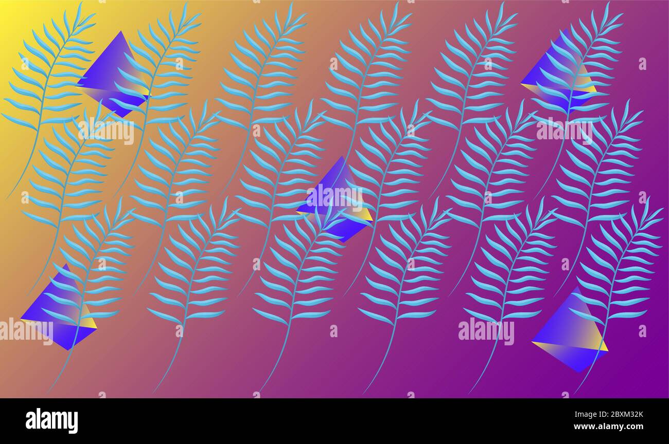 digital textile design of leaves Stock Vector Image & Art - Alamy