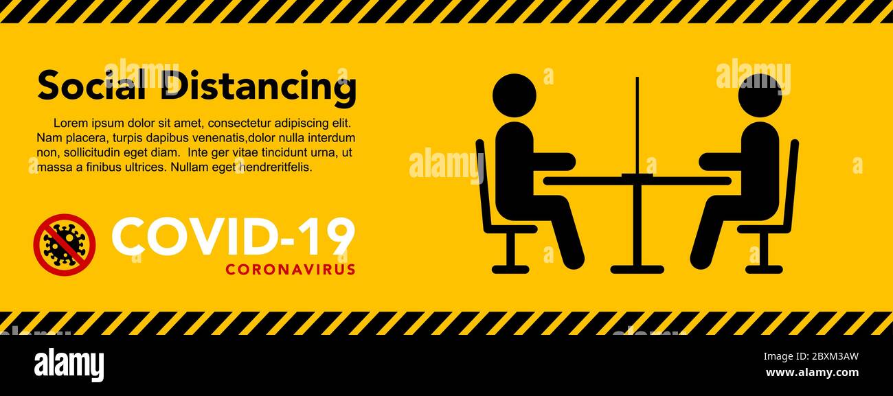 Keep a social distance in restaurants and cafes. Visitors ' tables are ...