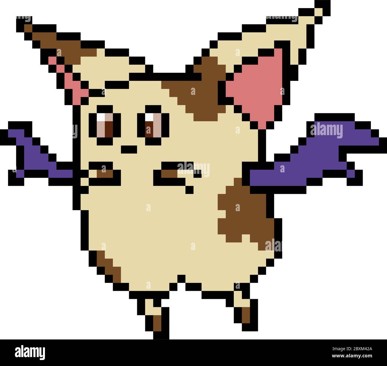 vector pixel art monster rodent isolated Stock Vector Image & Art - Alamy