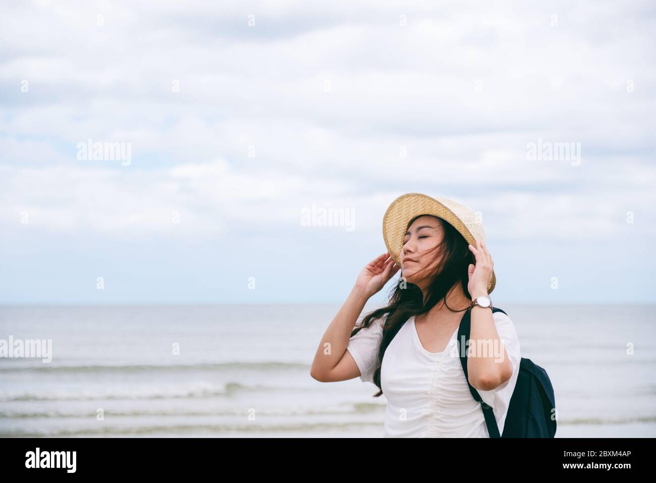 Sad Girl Sitting Sea High Resolution Stock Photography and Images - Alamy