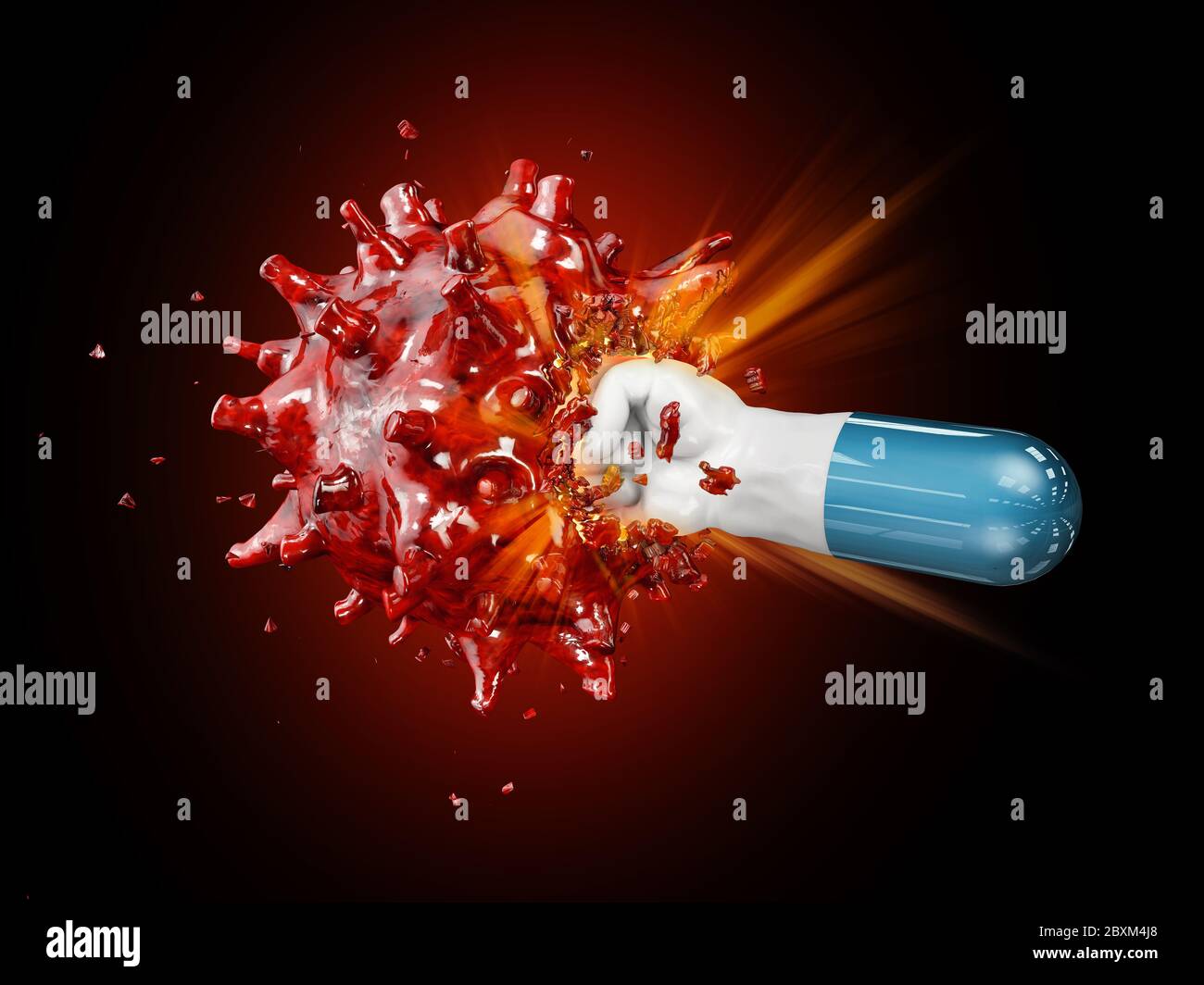 Punch the doctor cartoon hi-res stock photography and images - Alamy