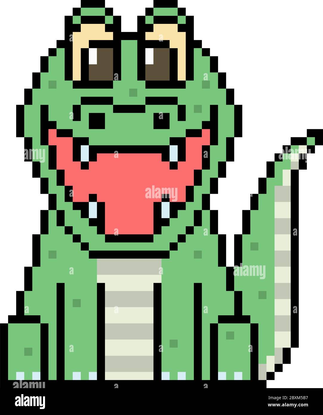 Minecraft Alligator Pixel Art