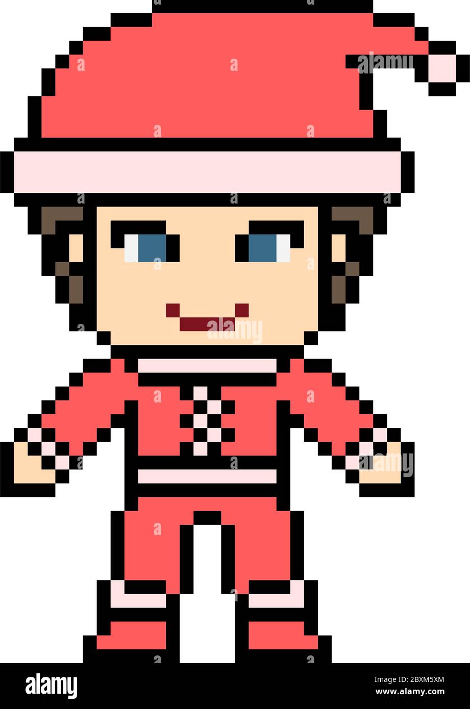 Santa boy Stock Vector Images - Alamy