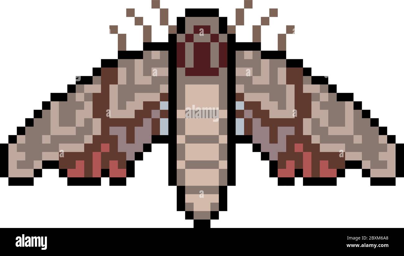 Insect pixel Stock Vector Images - Alamy