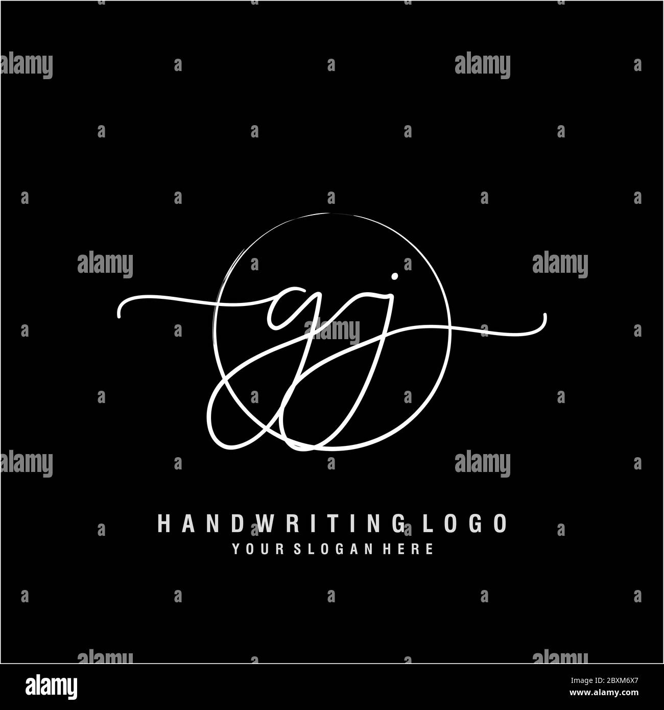 Gj logo vector vectors hi-res stock photography and images - Alamy