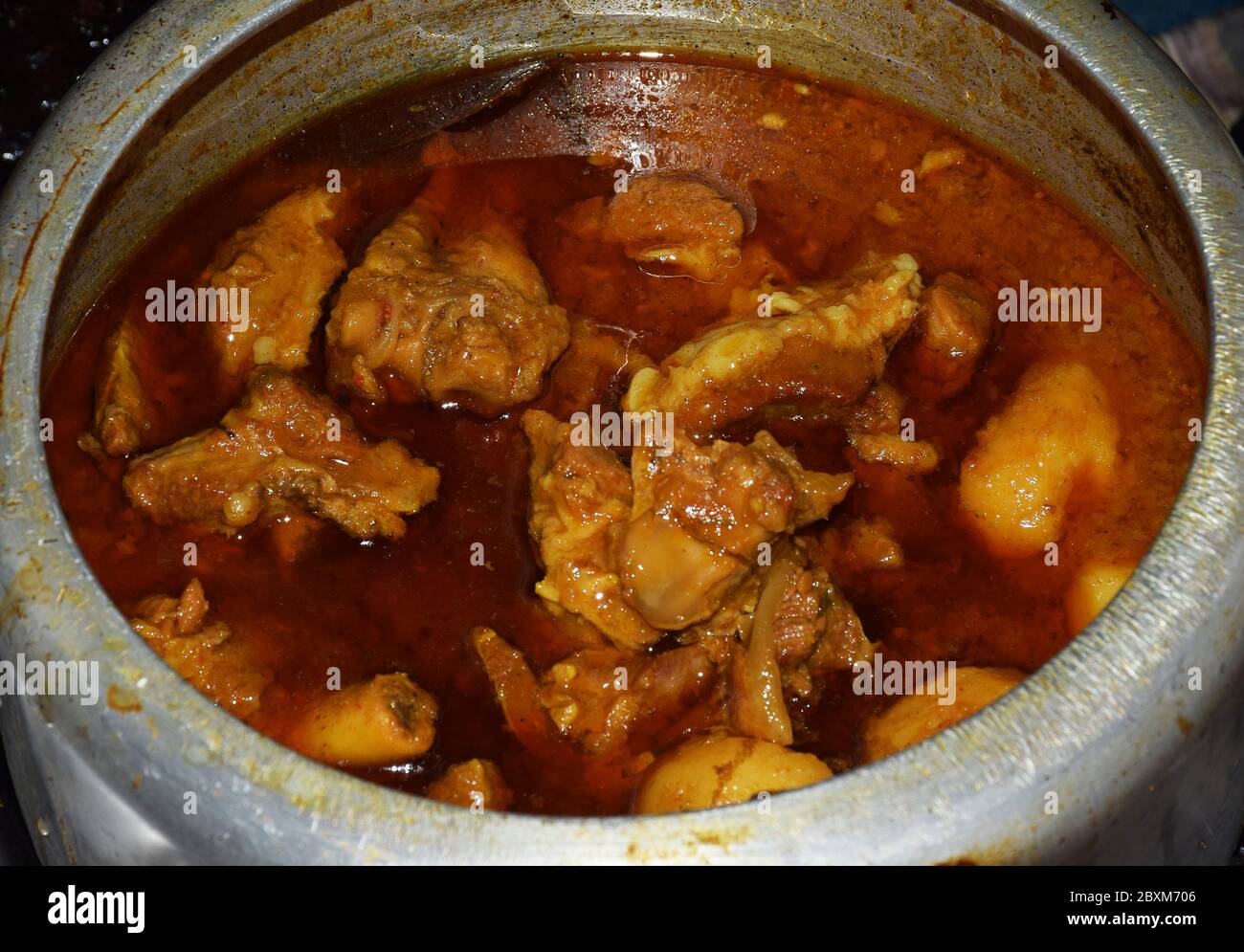 Indian Non Veg Food Lamb curry or Mutton curry or Roghan Josh Stock ...