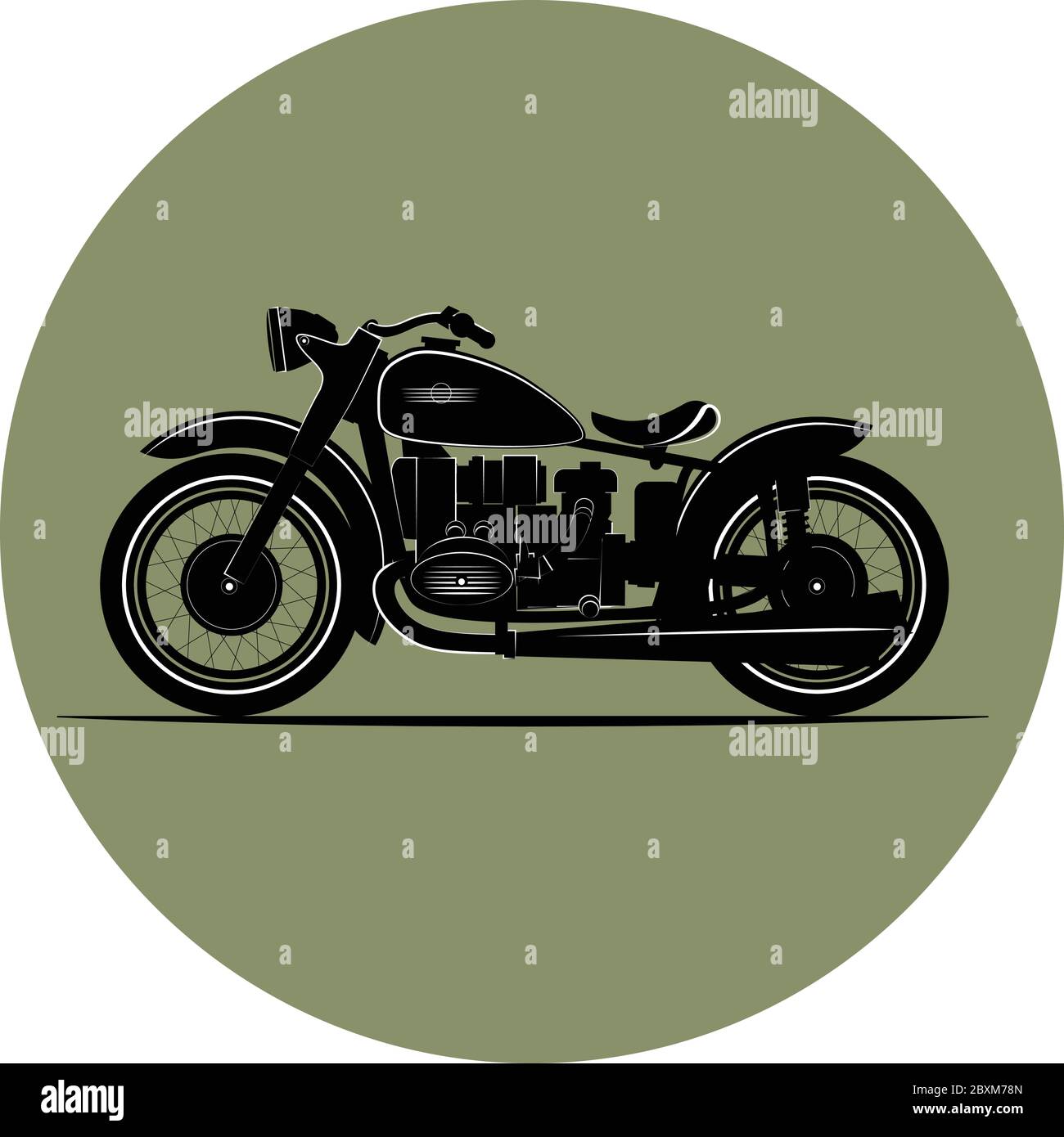 Vintage motorcycle poster hi-res stock photography and images - Alamy