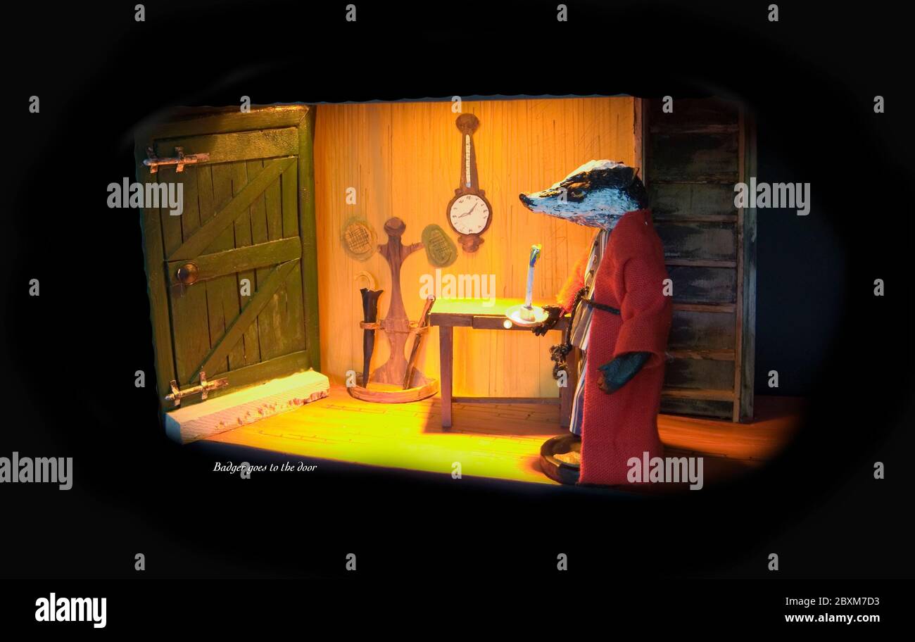 Wind in the willows badger hi-res stock photography and images - Alamy