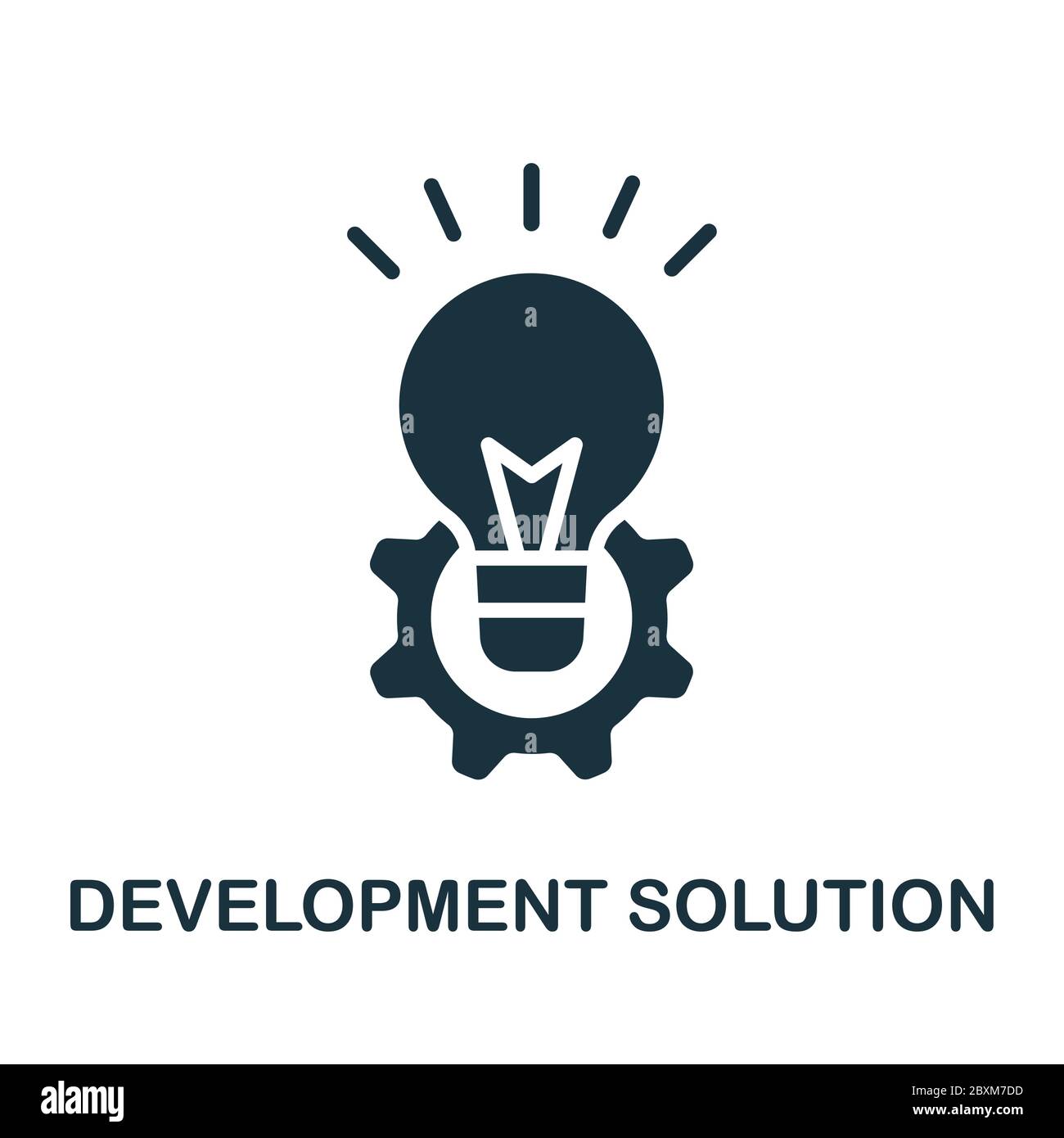 Development Solution icon. Simple element from business organization ...