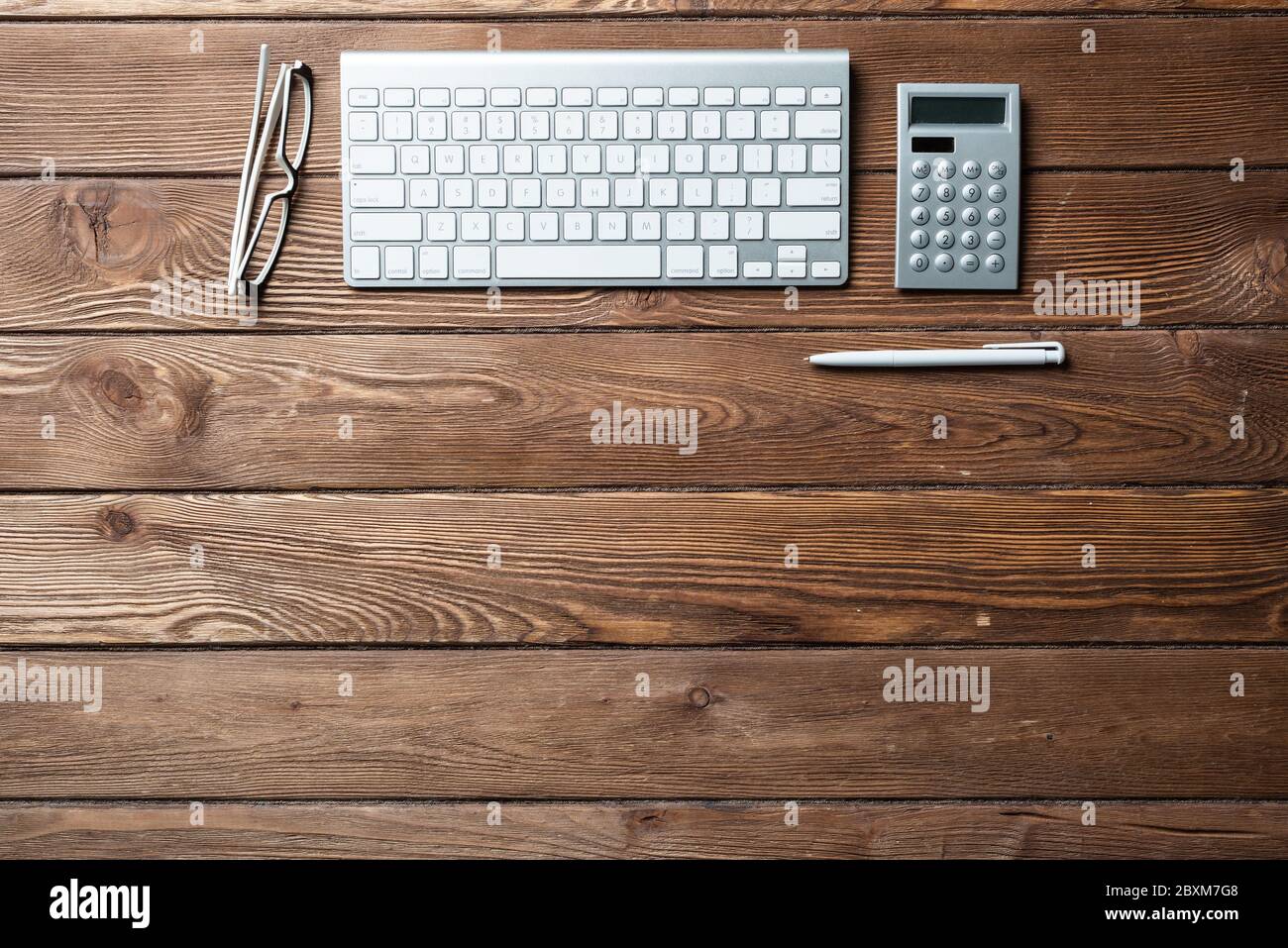 Still life of accountant office workspace Stock Photo - Alamy