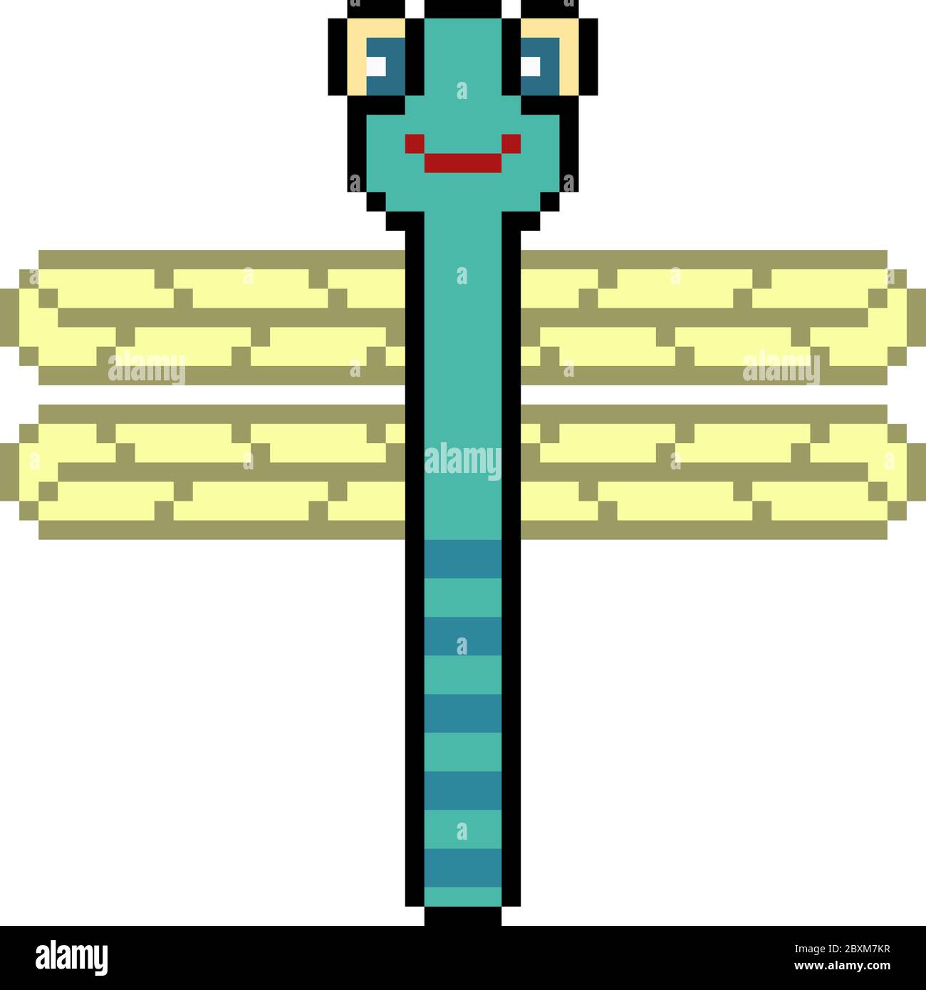 Dragonfly pixel art hi-res stock photography and images - Alamy