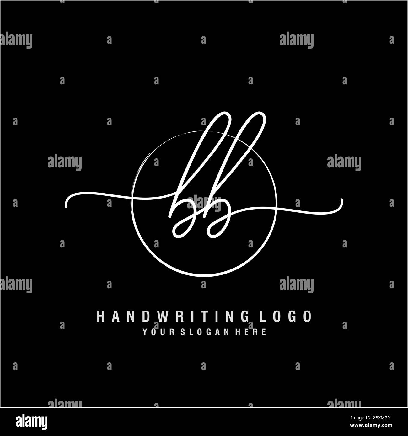 Bb monogram vector vectors hi-res stock photography and images - Alamy