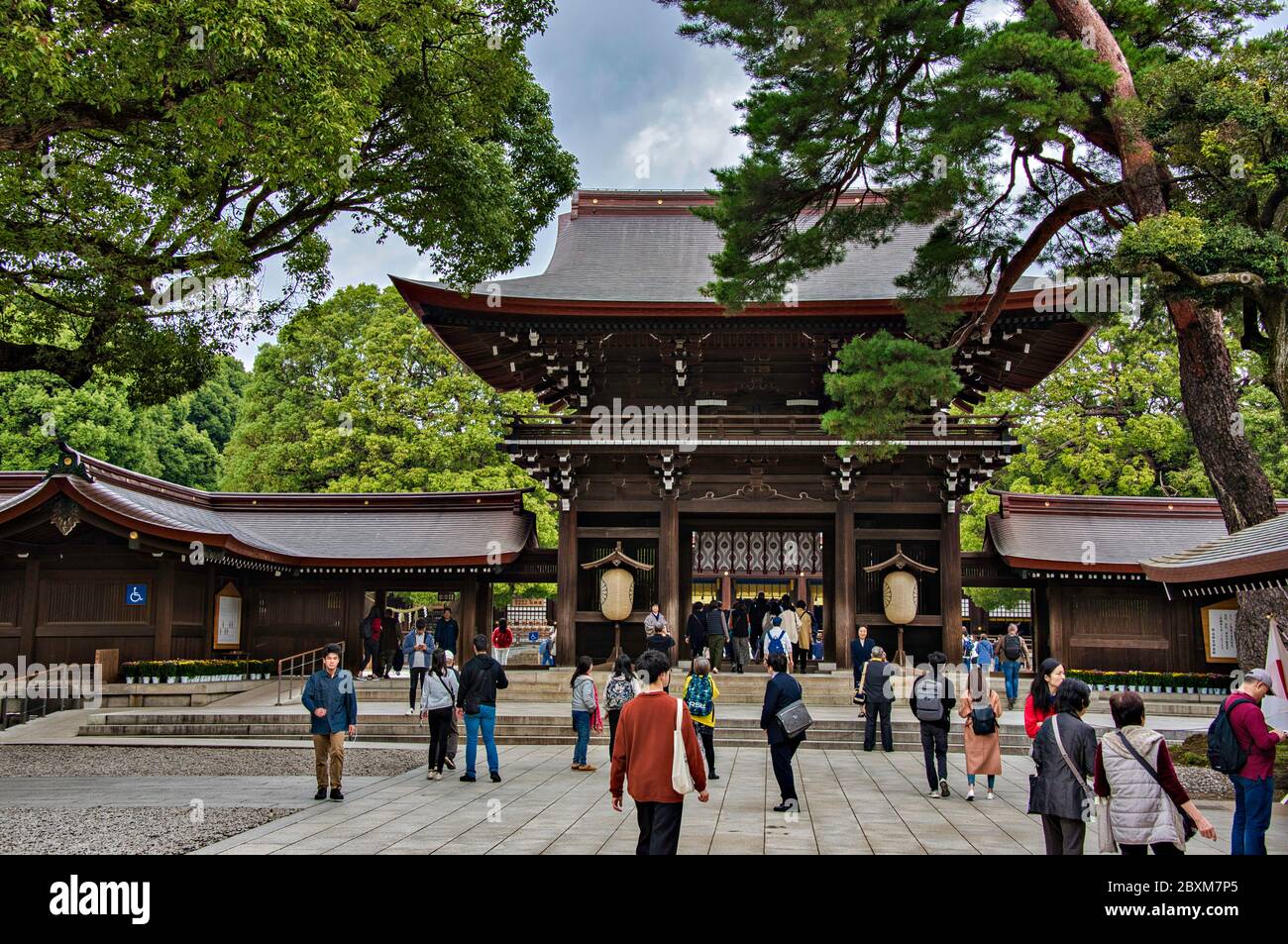 Meiji Jingu, shinto shrine in Harajuku, Tokyo, Japan Stock Photo - Alamy