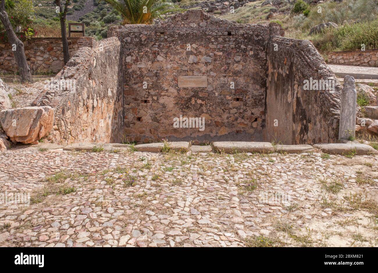 Traditional fountain of Los Moros spring, Hornachos, Spain ...