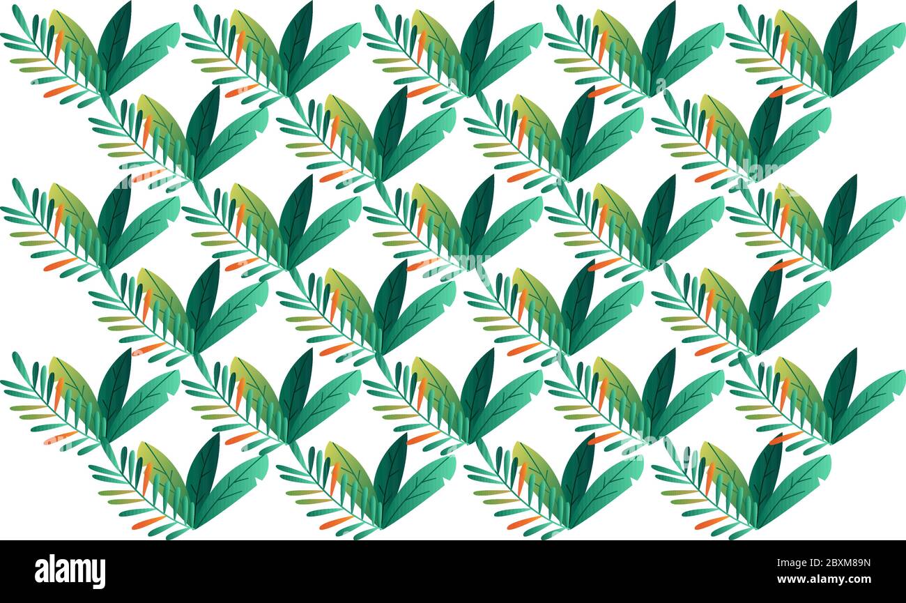 digital textile design of various leaves Stock Vector Image & Art - Alamy