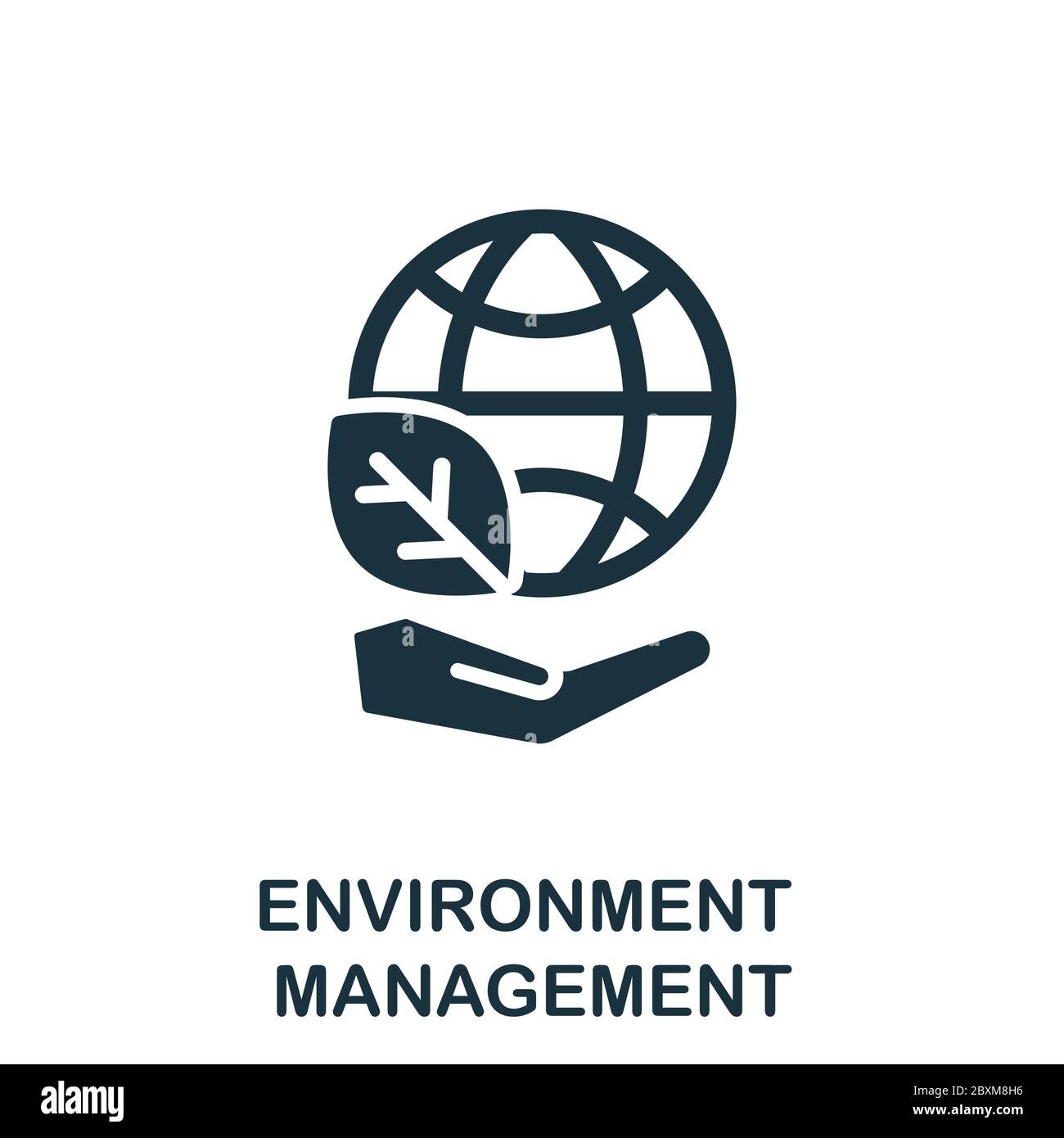 Environment Management icon. Simple element from company management ...