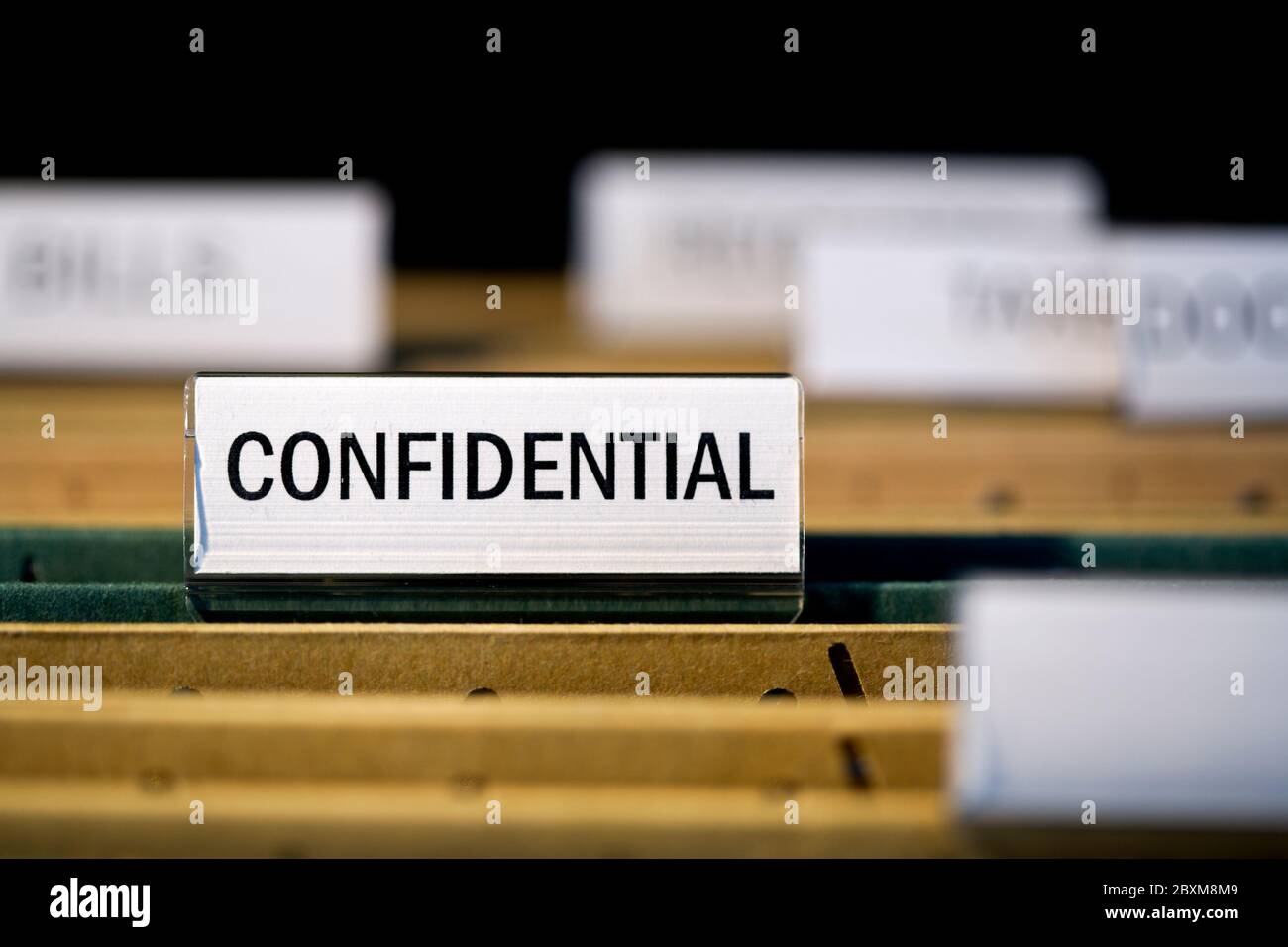 Confidential label hi-res stock photography and images - Alamy