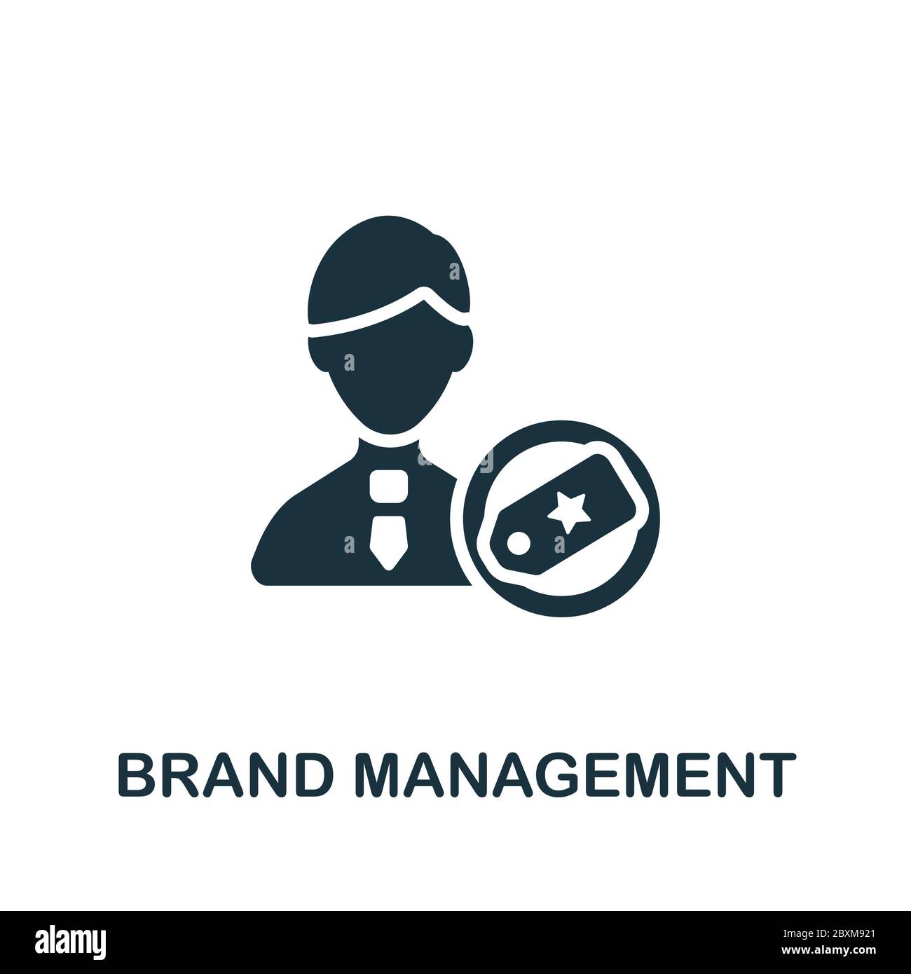 Brand Management icon. Simple element from company management ...